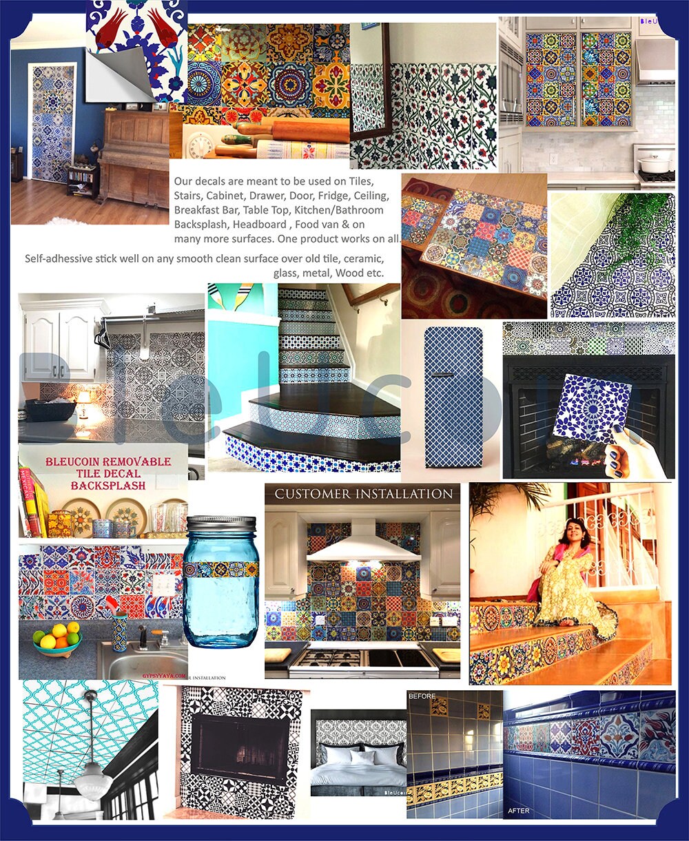 Hexagon Tokyo Tile Wall Stair Floor Self Adhesive Vinyl - Etsy