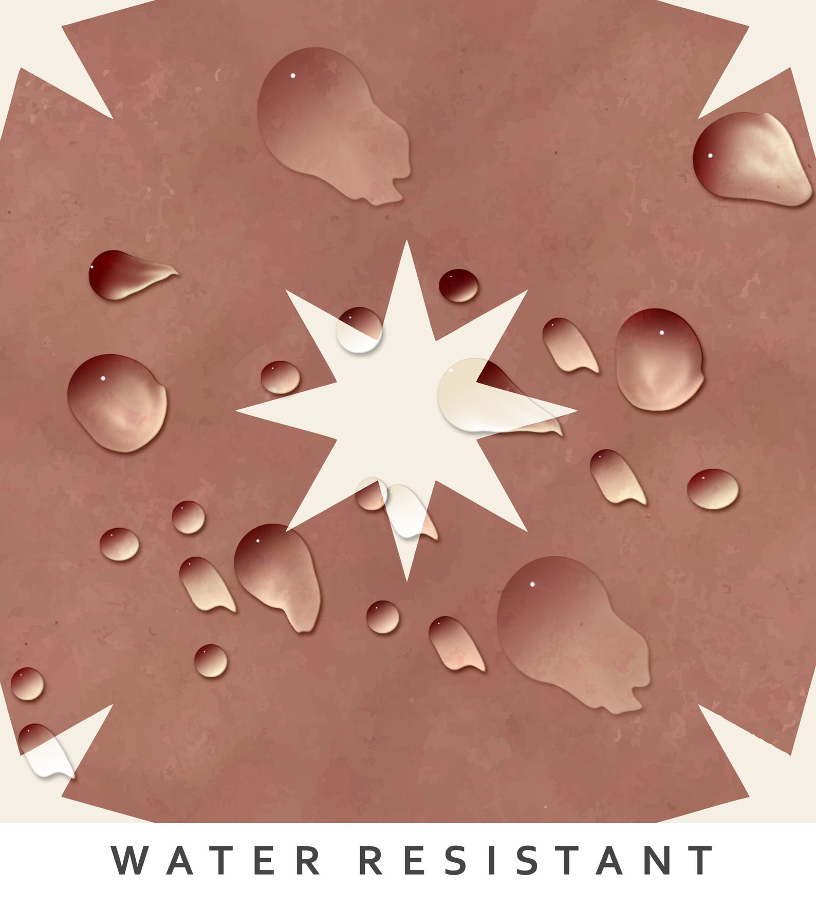 Derby Rust Peel and Stick Tile Decal Kitchen Bathroom Backsplash Floor ...