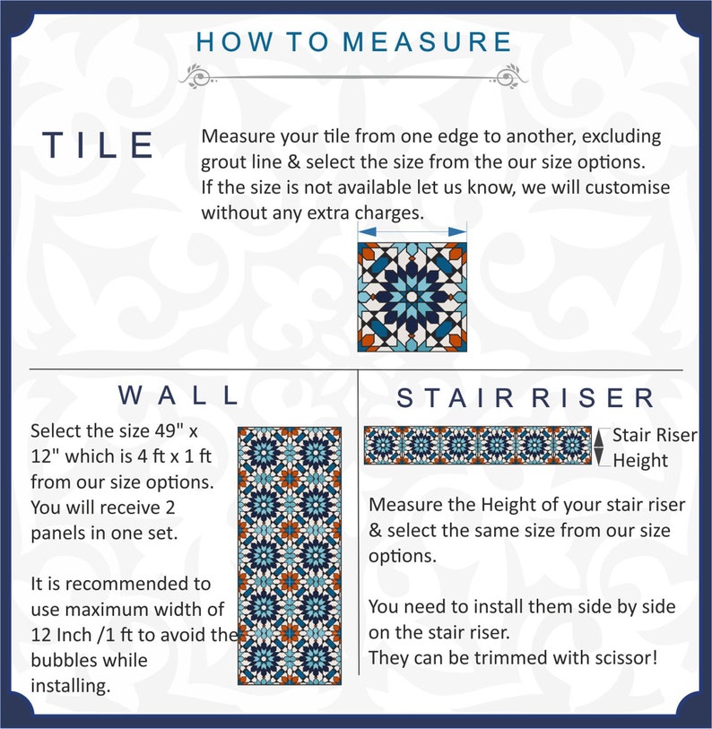 Faro Tile Wall Stair Floor Self Adhesive Vinyl - Etsy