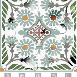 Havaanna Forest Peel & Stick Floor Tile Sticker Removable Anti-slip ...