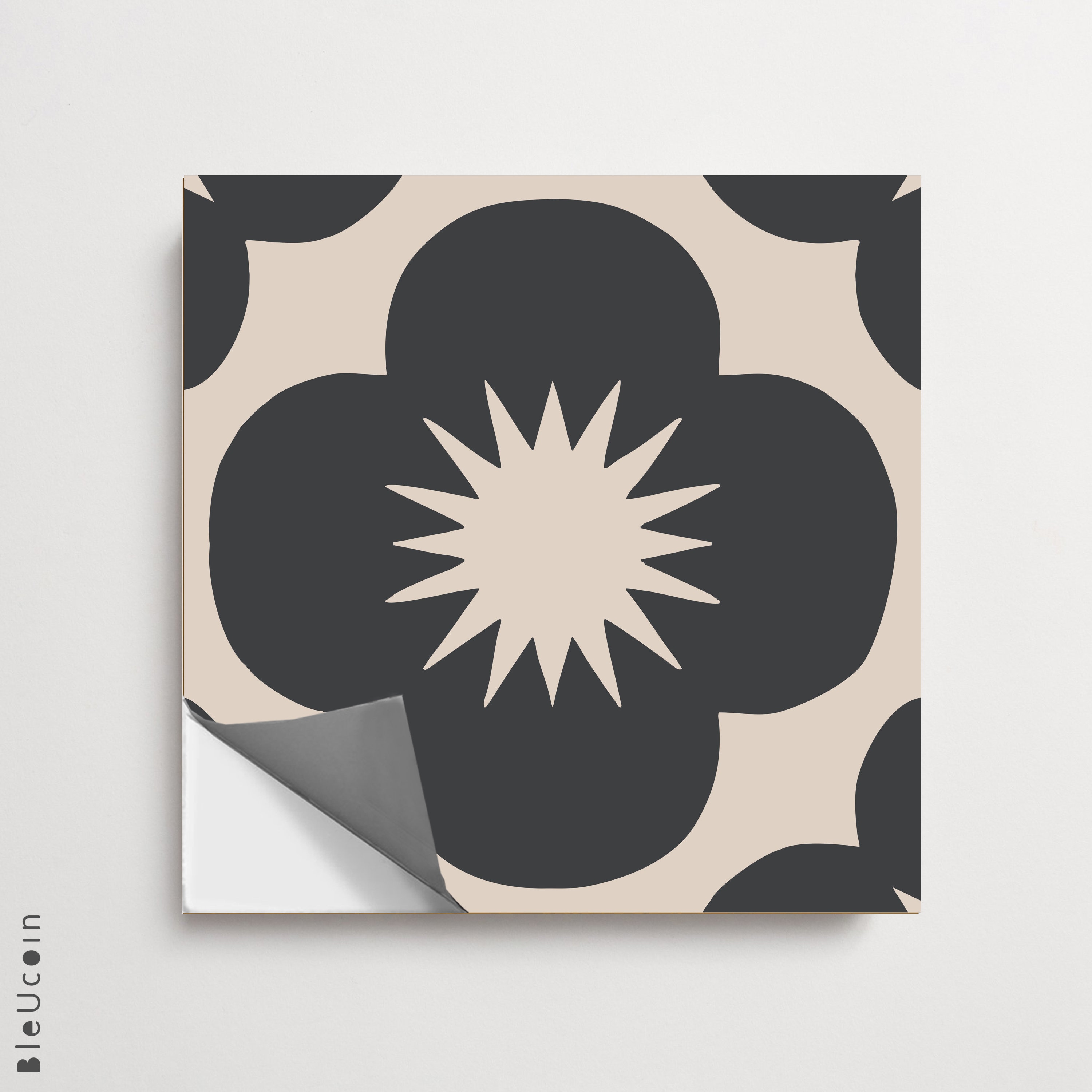 Staggered Sakura Tile Wall Stair Floor Self Adhesive Vinyl Stickers ...