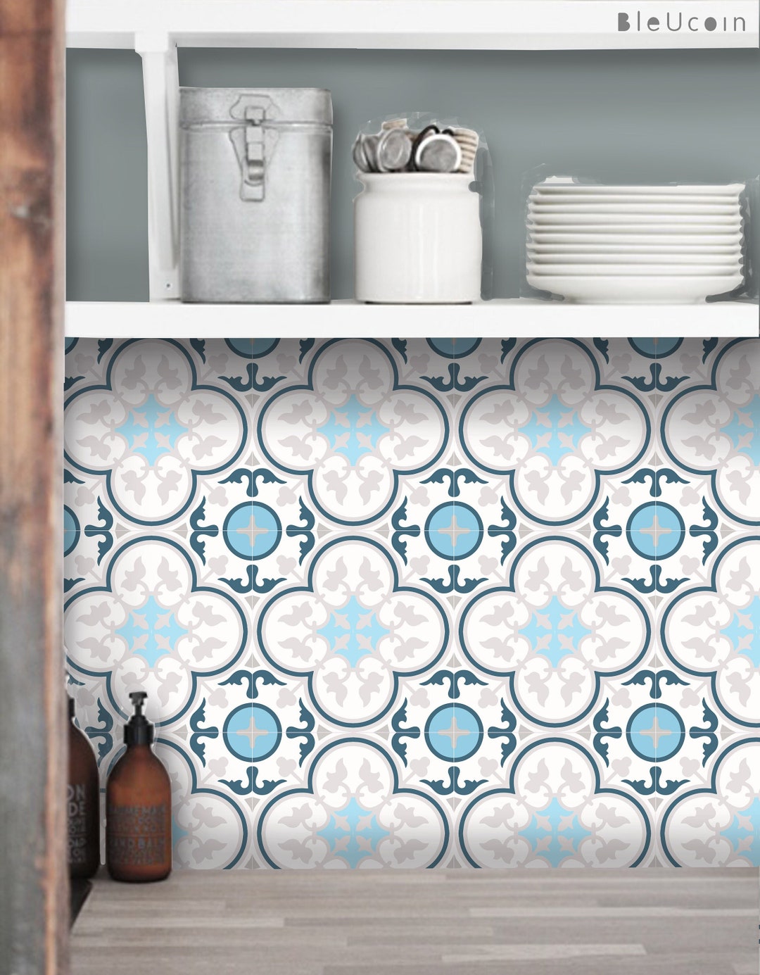 Pasco Tile Wall Stair Floor Self Adhesive Vinyl Stickers Kitchen ...