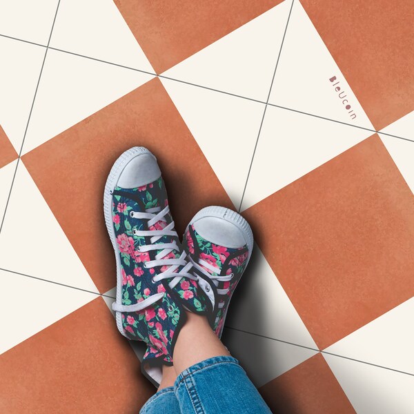 Terracotta Floor Tile Stickers - Etsy