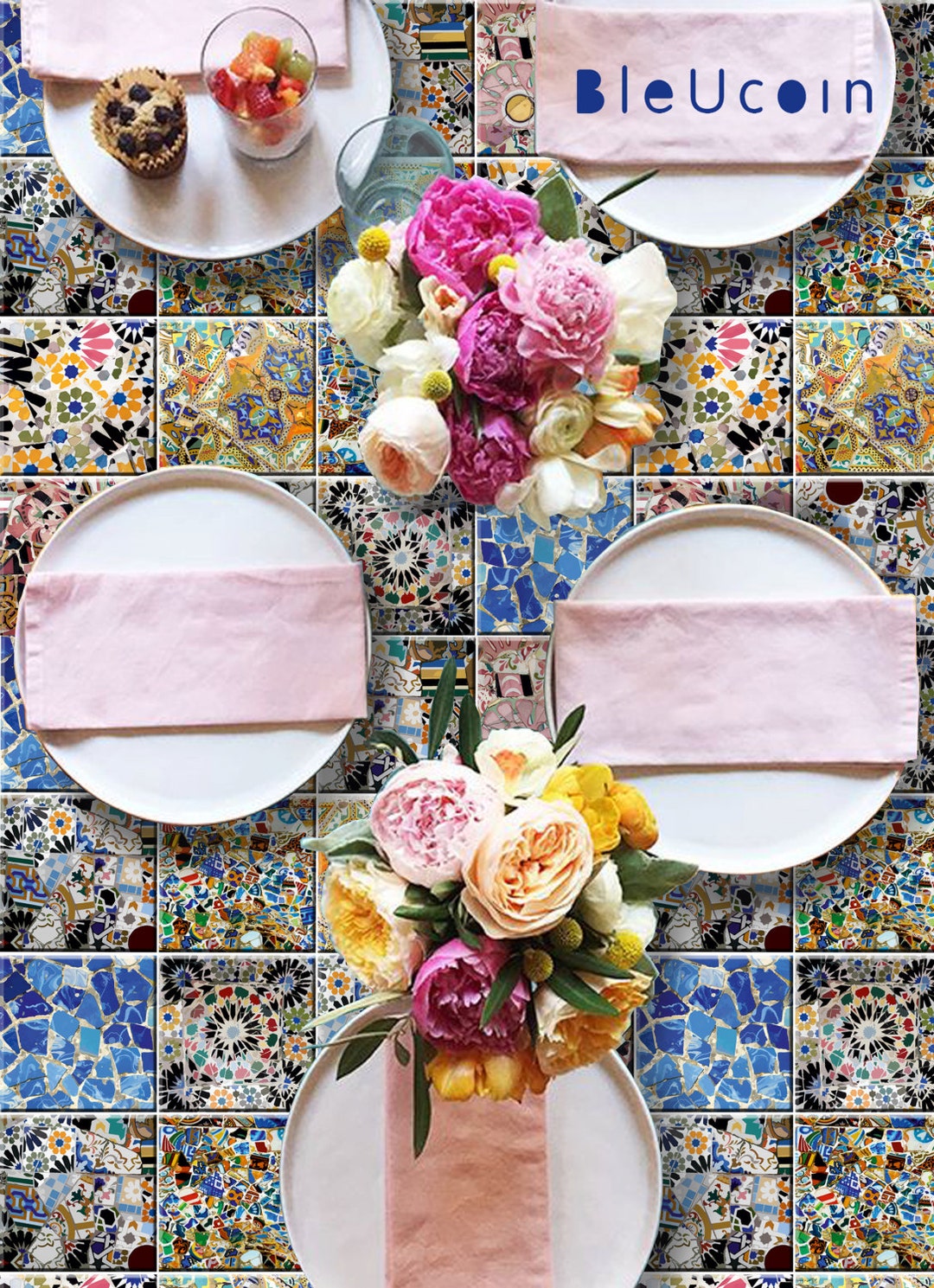 Gaudi Peel and Stick Tile Stickers Kitchen Bathroom Backsplash Floor ...