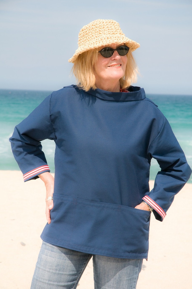 Gardening Smock Navy Cornish Smock Made in Cornwall - Etsy Ireland