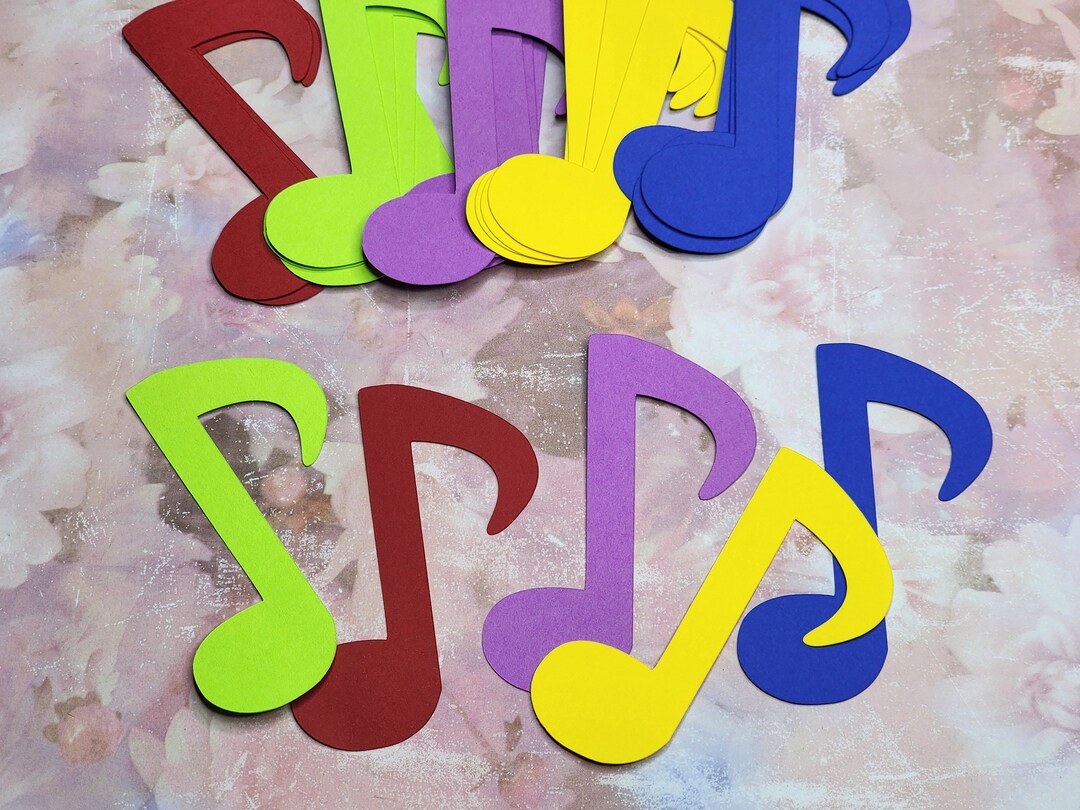 Die Cut Music Notes. RC-19 - Etsy
