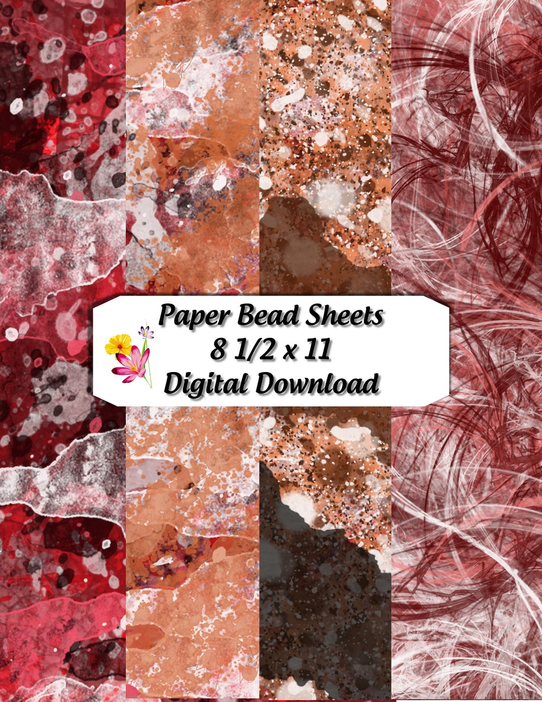 Paper Bead Design Sheets - Etsy