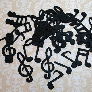 Die Cut Music Notes. Confetti, Scrapbooking Table Decorations CRY-16 - Etsy