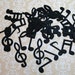 Die Cut Music Notes. Confetti, Scrapbooking Table Decorations CRY-16 - Etsy