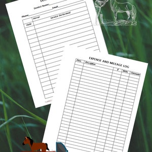 Equine Journal System: Boarding Stable Edition (letter/a4 Digital ...