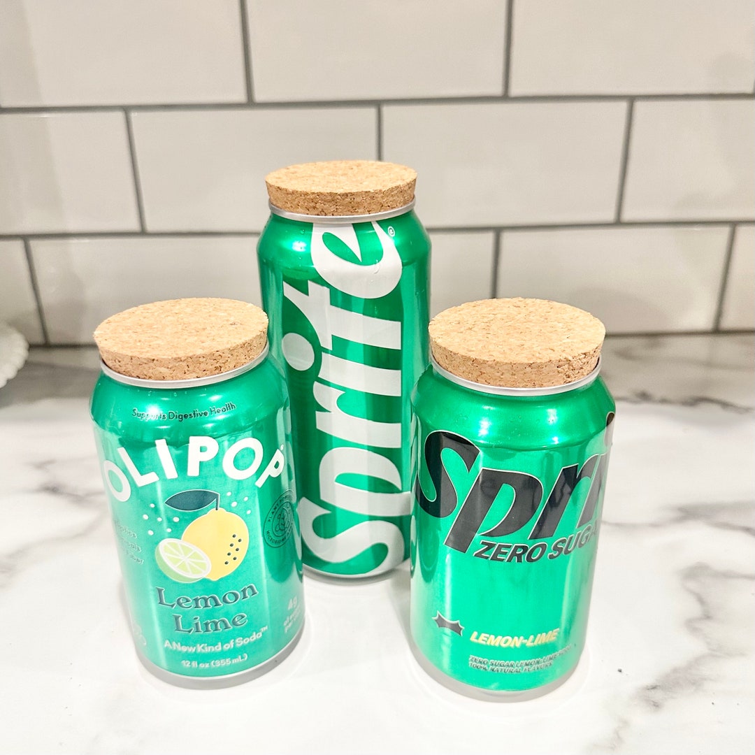 Recycled Lemon Lime Soda Can or Bottle Soy Candle 7 up Faygo Twist ...