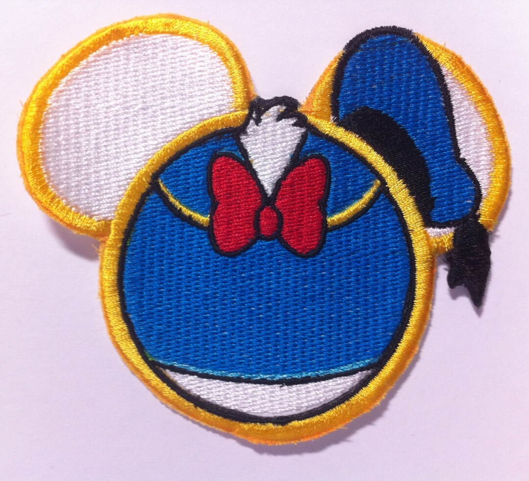 Donald Duck Inspired Mouse Ear Patch - Etsy