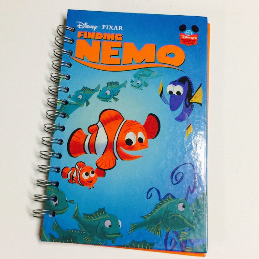 Disney Pixar Finding Nemo Repurposed Storybook Planner/sketchbook ...