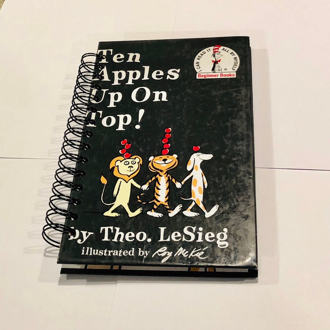 Ten Apples up on Top Repurposed Storybook Planner/sketchbook/journal ...