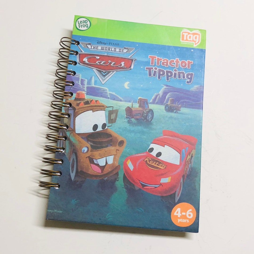 Disney Pixar Cars Repurposed Tag Storybook Planner/sketchbook/journal ...