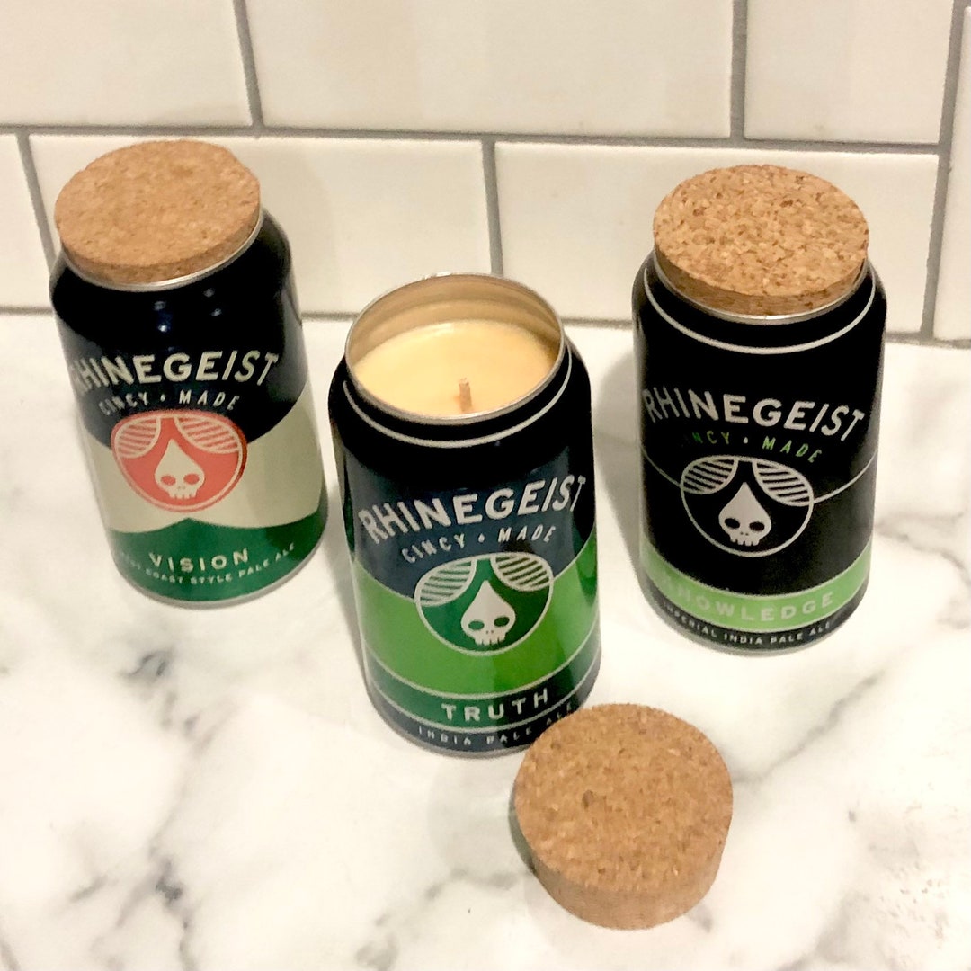 Recycled Rhinegeist IPA Truth Knowledge Vision Dad Beer Can With Cork ...