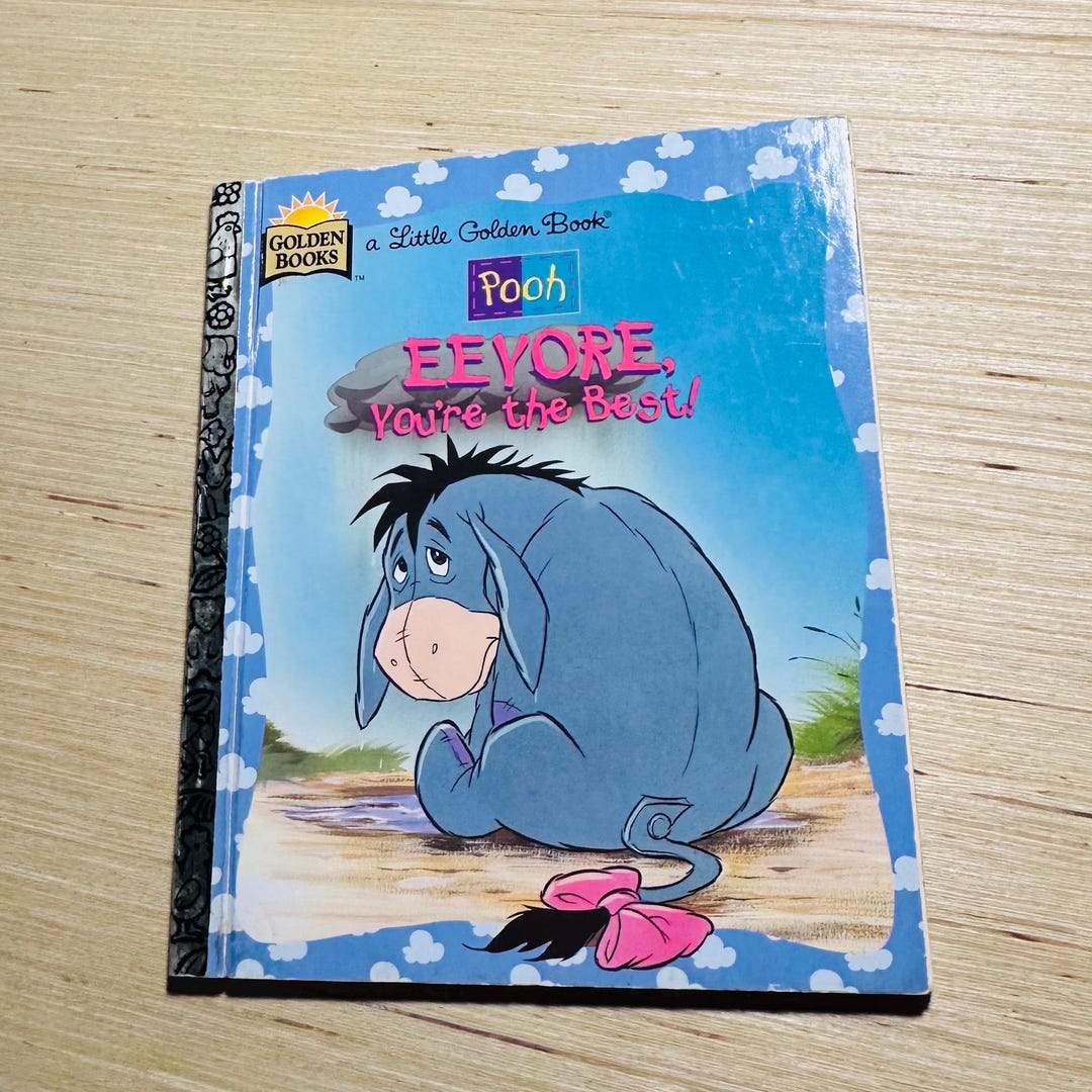 Eeyore Little Golden Book Journal: Repurposed Planner, Sketchbook ...
