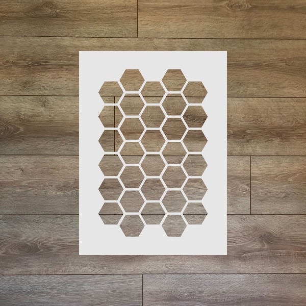 Hexagon Stencil - Etsy