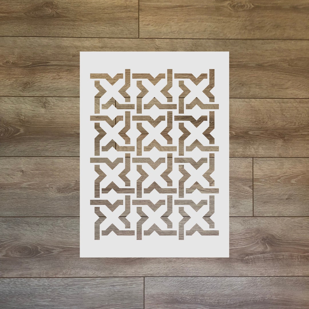 Vortex Spiral Stencil - Swirl Pattern Mylar Template for Wall Art ...