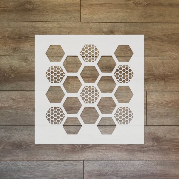 Hexagon Stencil - Etsy