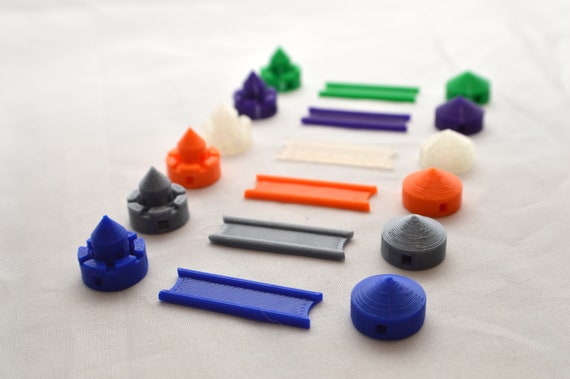 Multipacks of 3D Printed Game Pieces to Match Settlers of - Etsy India