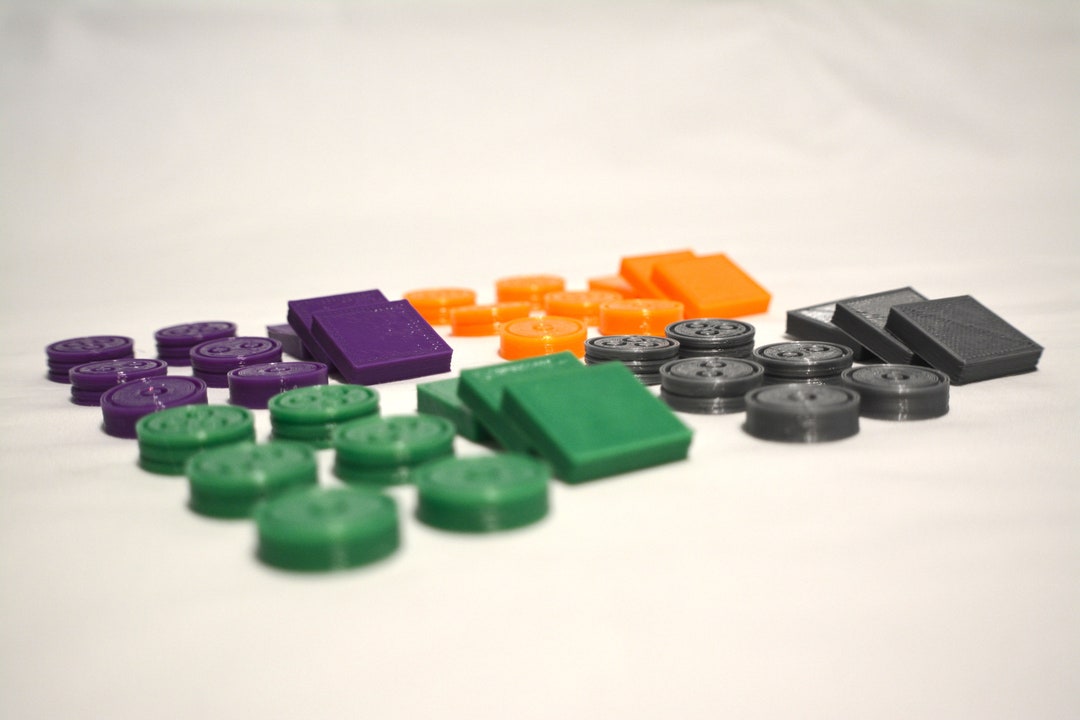 Multipacks of 3D Printed Game Pieces to Go With Settlers of Catan ...