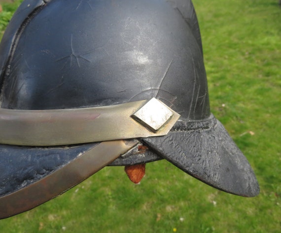 British Merryweather Fire Brigade Helmet - Signed - 1… - Gem