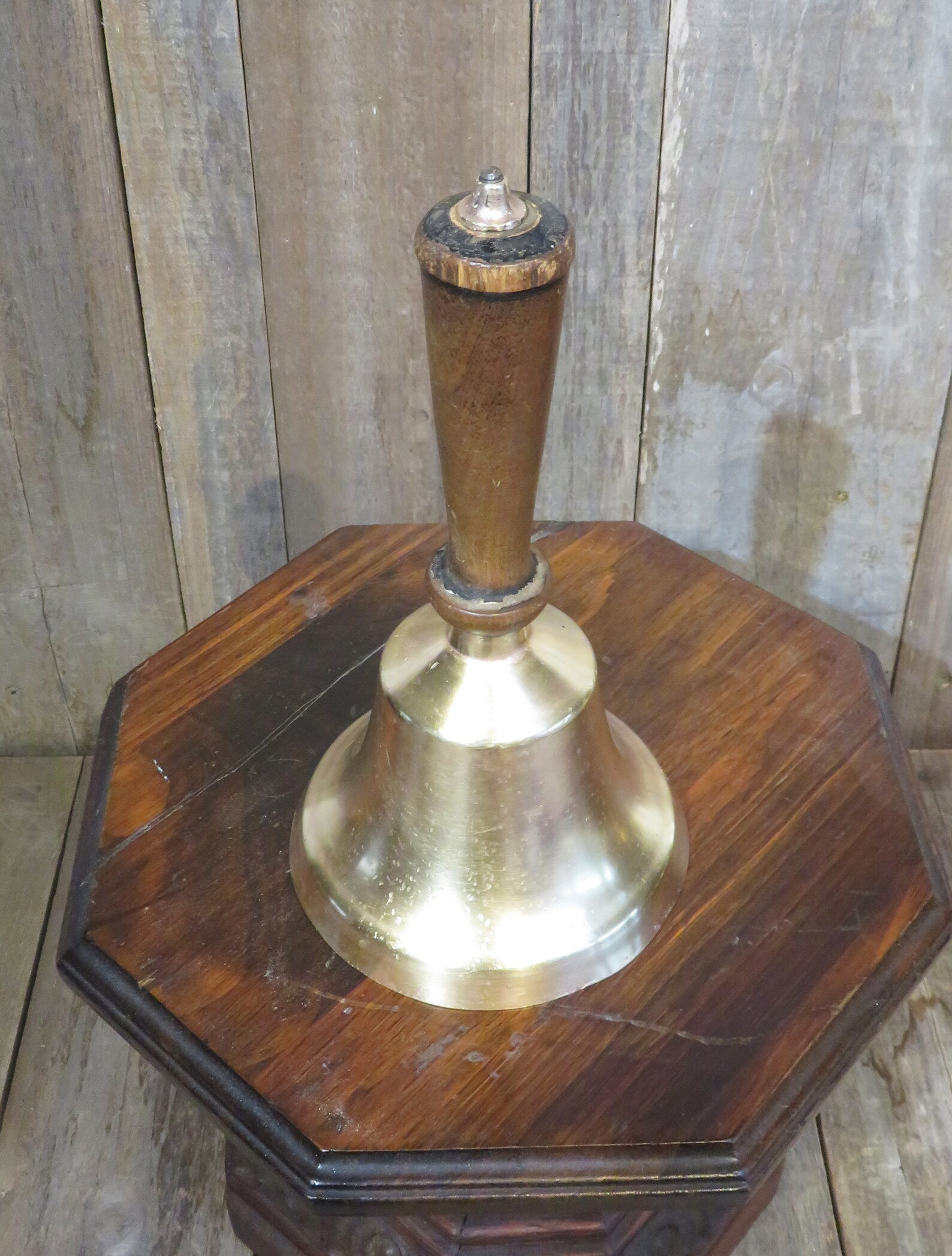 Large Brass School Bell 1800's American Good Brass - Etsy