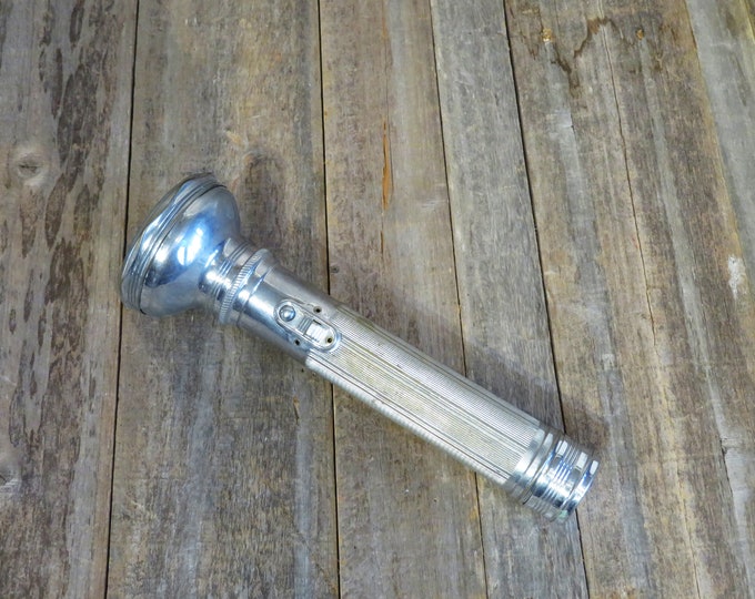 Empire Made Flashlight - Vintage 1950's Chrome Over Brass - Made in ...