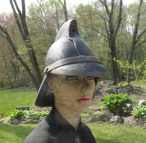 British Merryweather Fire Brigade Helmet - Signed - 1… - Gem