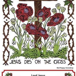 The Garden Way of the Cross Art Posters set of 15 © 2015. - Etsy