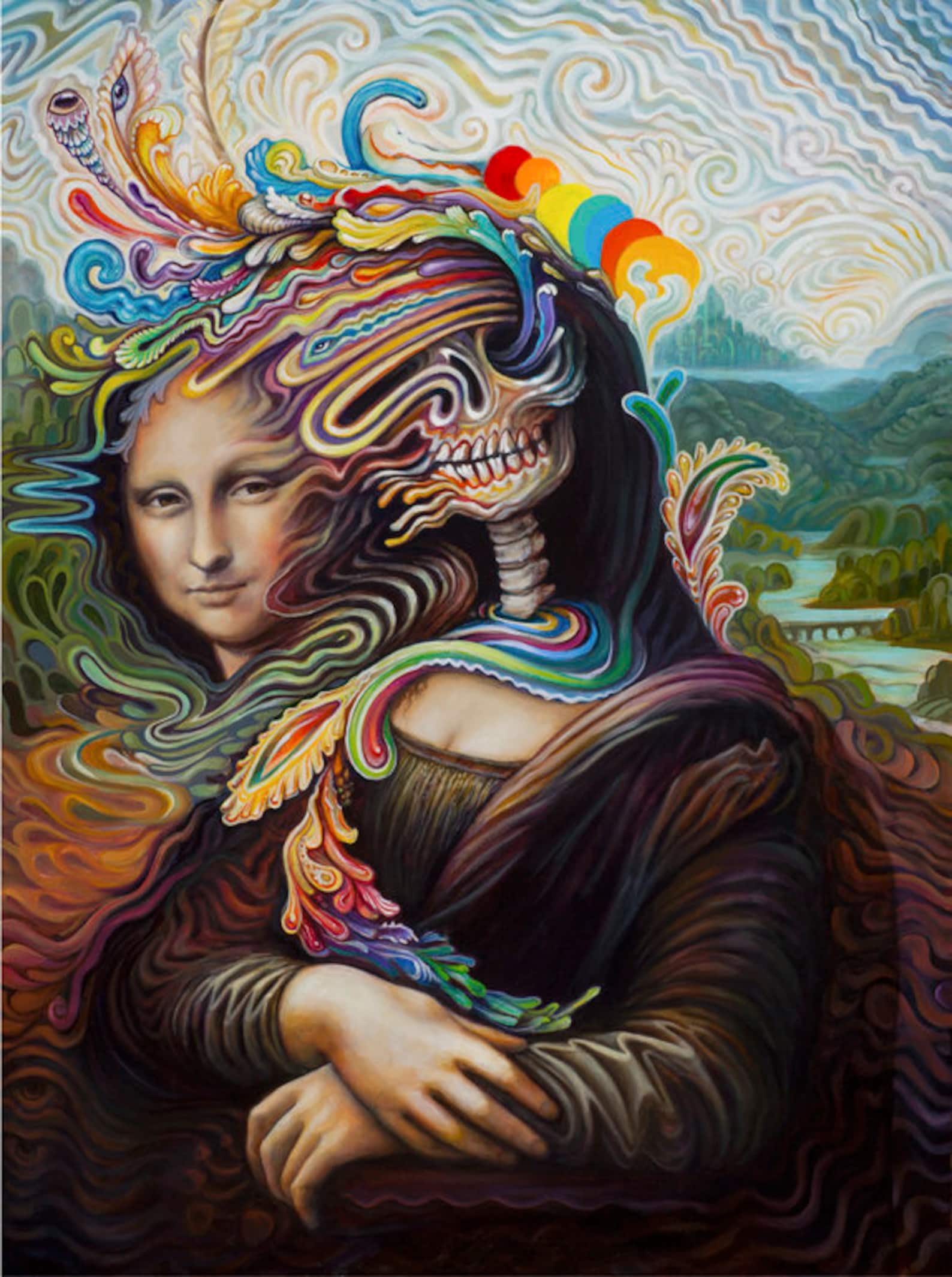 Melty Lisa 12x16 Inch Art Print by Morgan Mandala Randal | Etsy