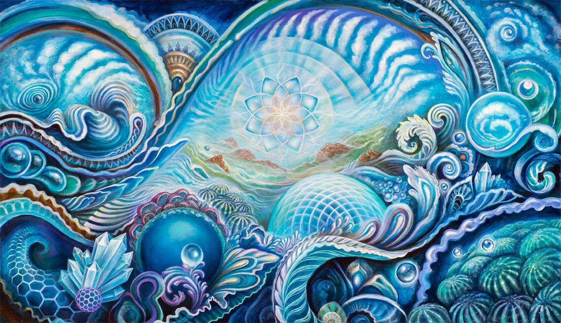 Bluebird Sky - Pearl Paper Art Print By: Morgan Mandala, Randal Roberts ...