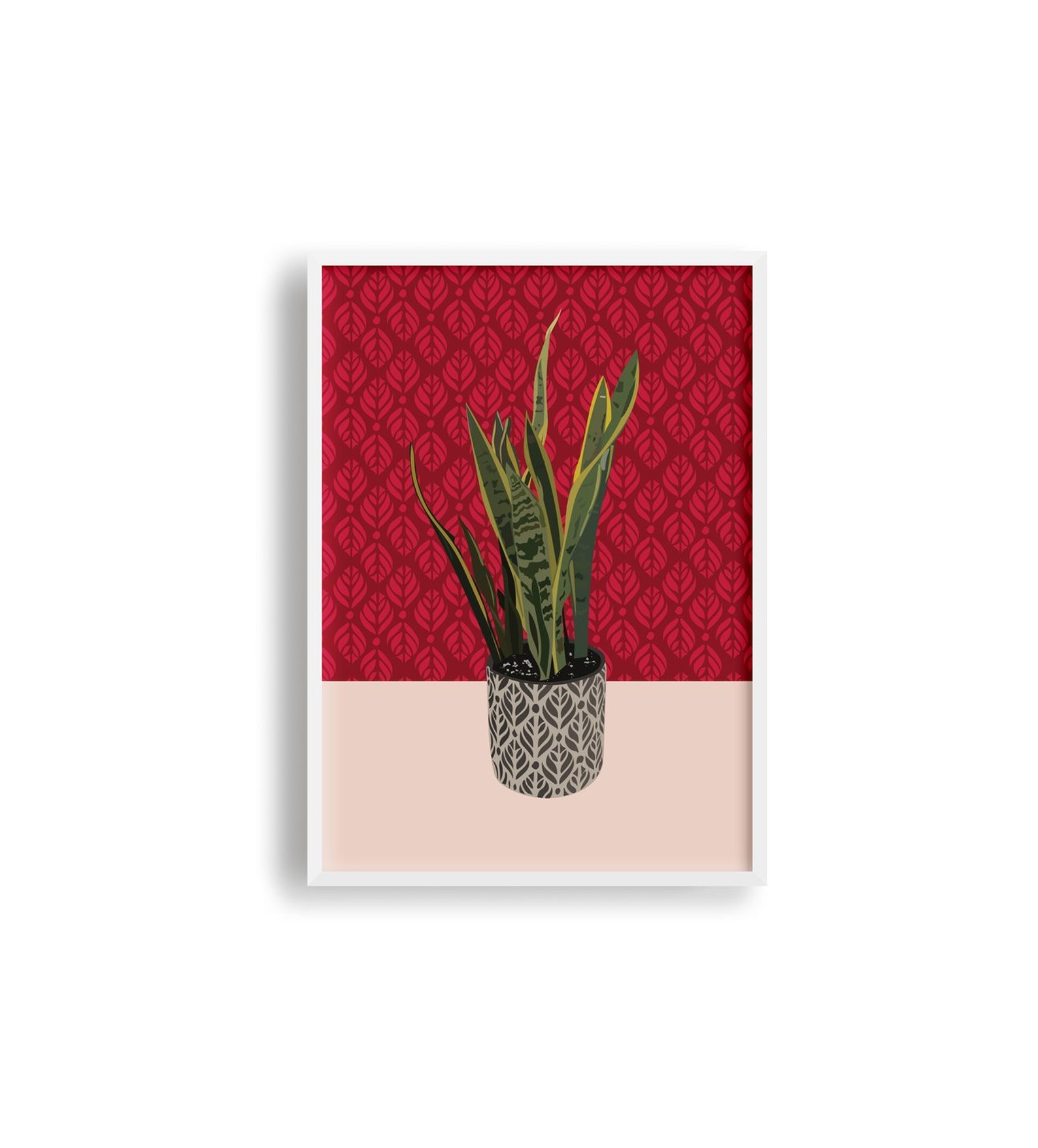 Snake Plant Illustration - Etsy