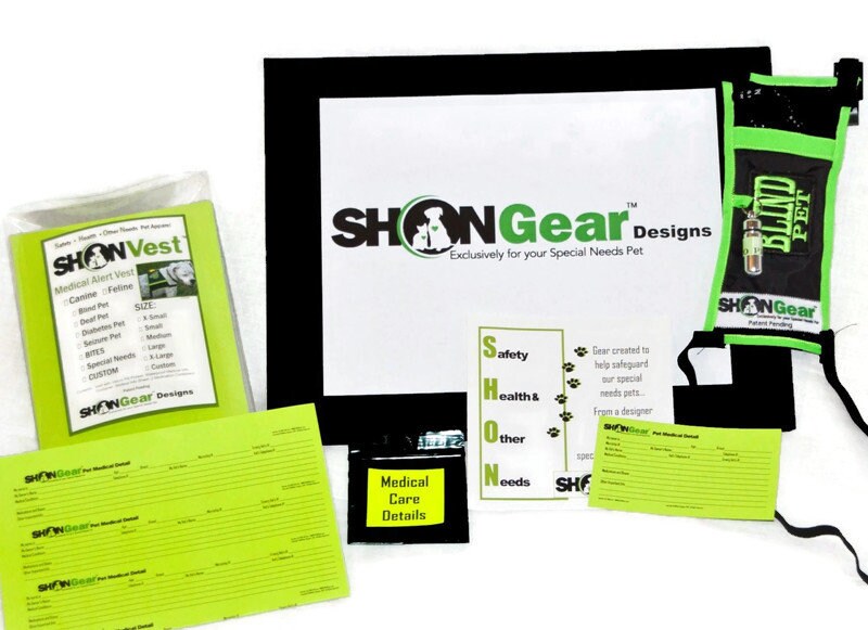 Blind Dog Alert Vest Kit - Etsy