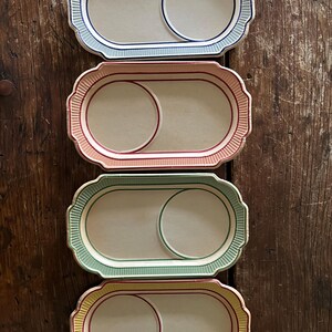 Vintage Paper Coffee & Snack Plates - Etsy