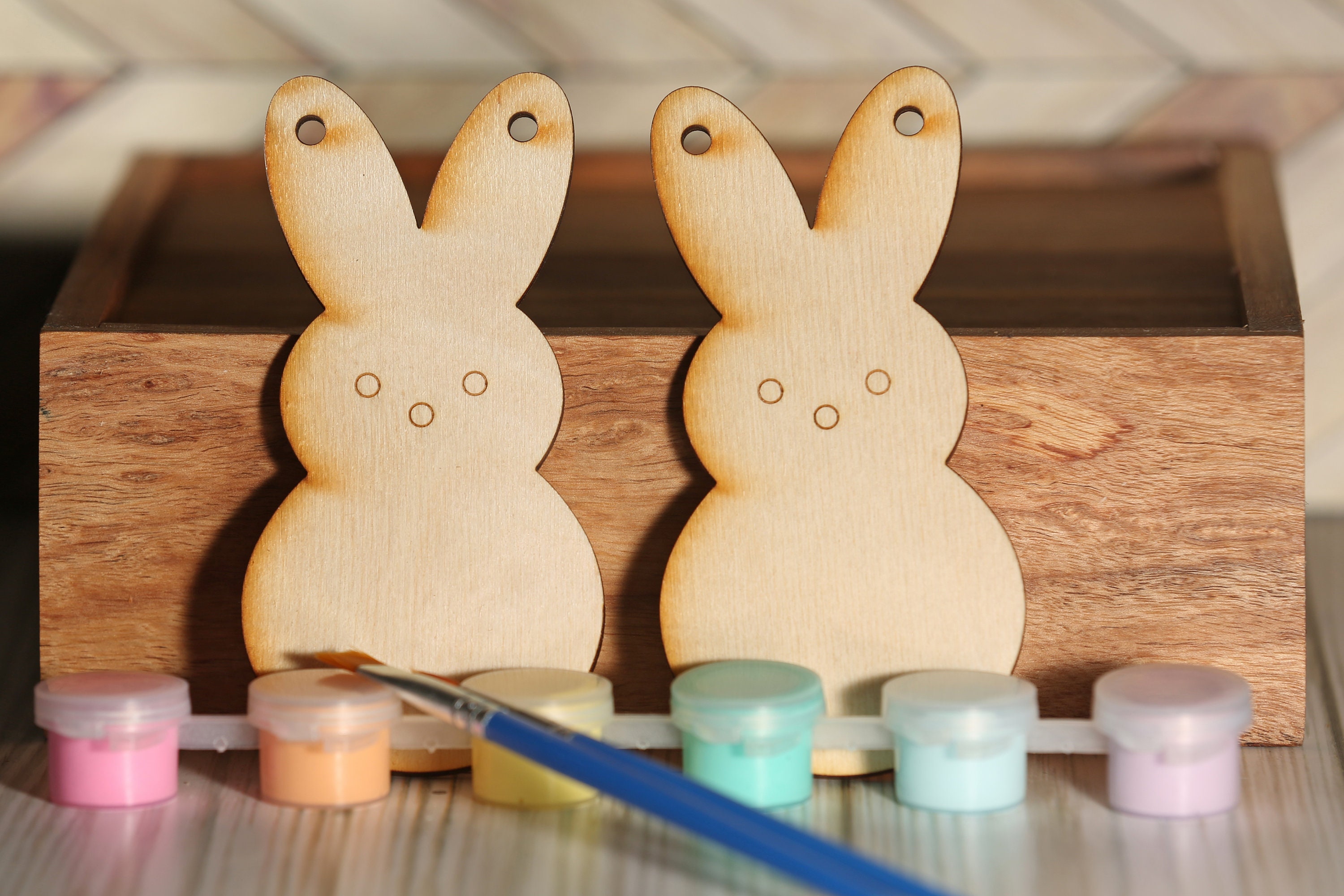 Paint Your Own Peep Easter Banner - Etsy