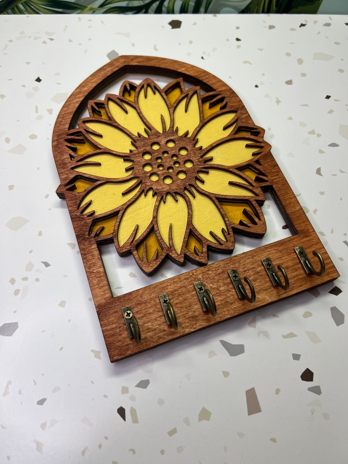 Sunflower Key Holder - Etsy