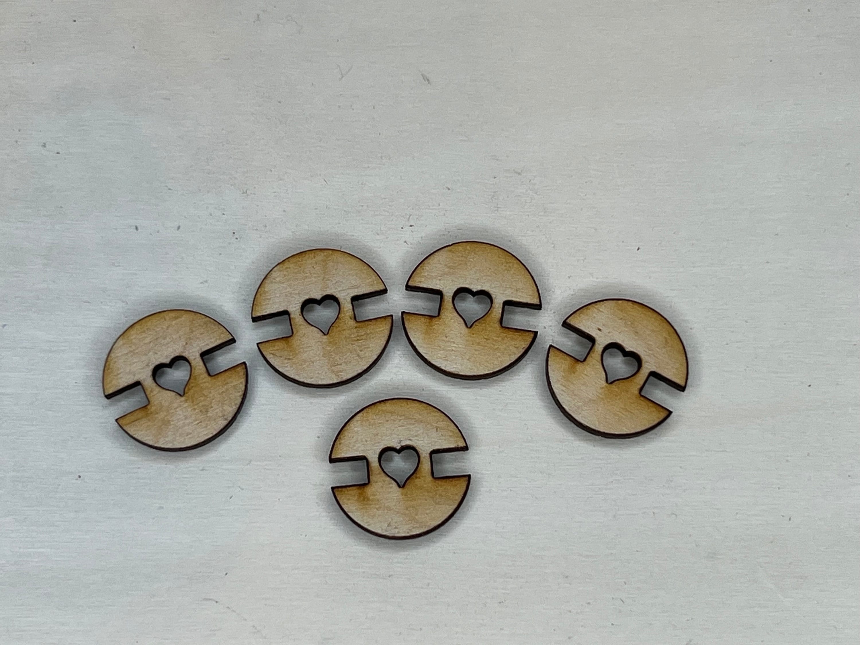 Custom Wood Pom Pom Hat Buttons - Side Slot - Etsy