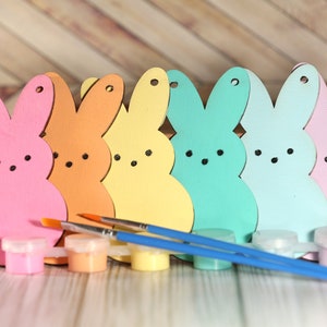 Paint Your Own Peep Easter Banner - Etsy