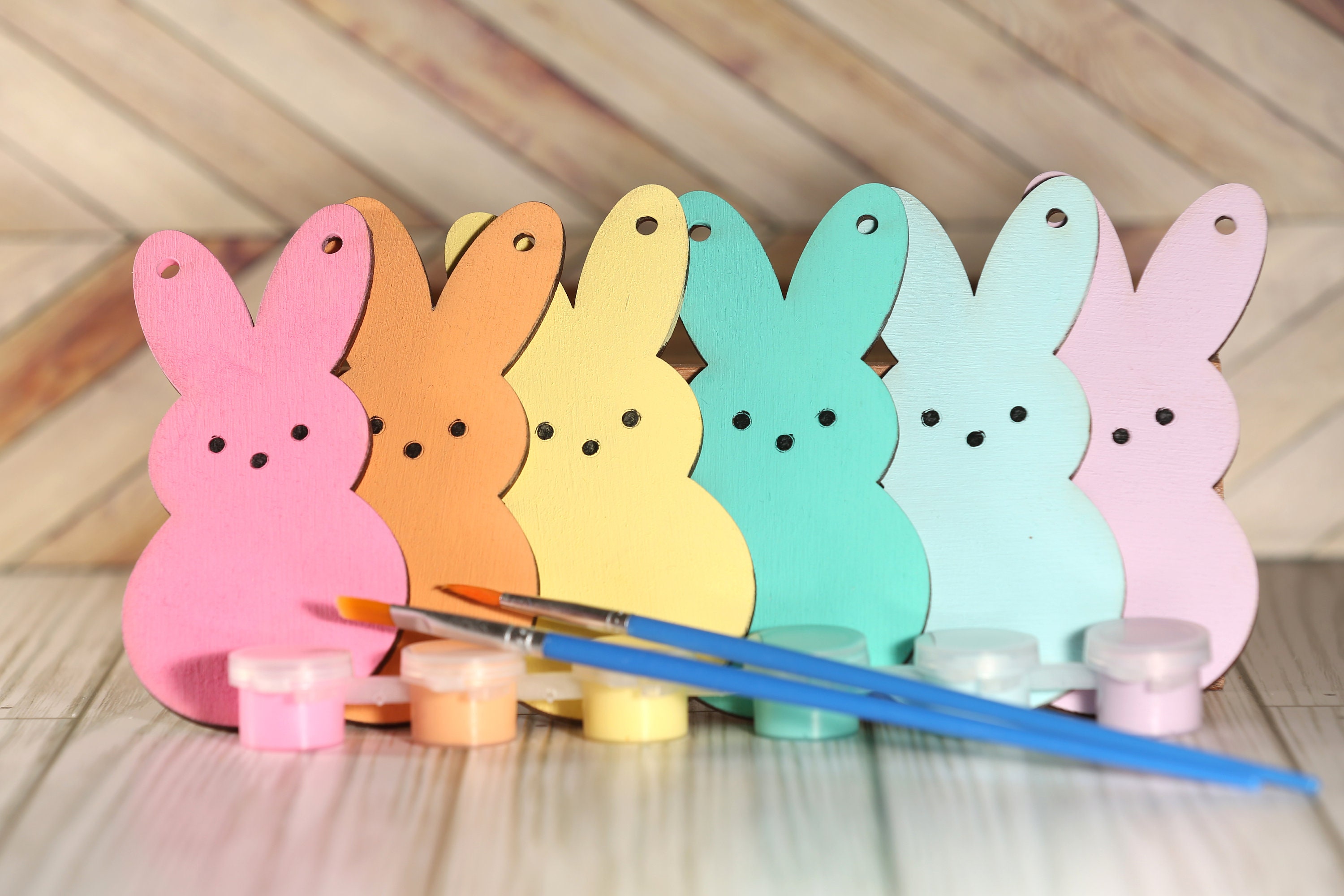 Paint Your Own Peep Easter Banner - Etsy