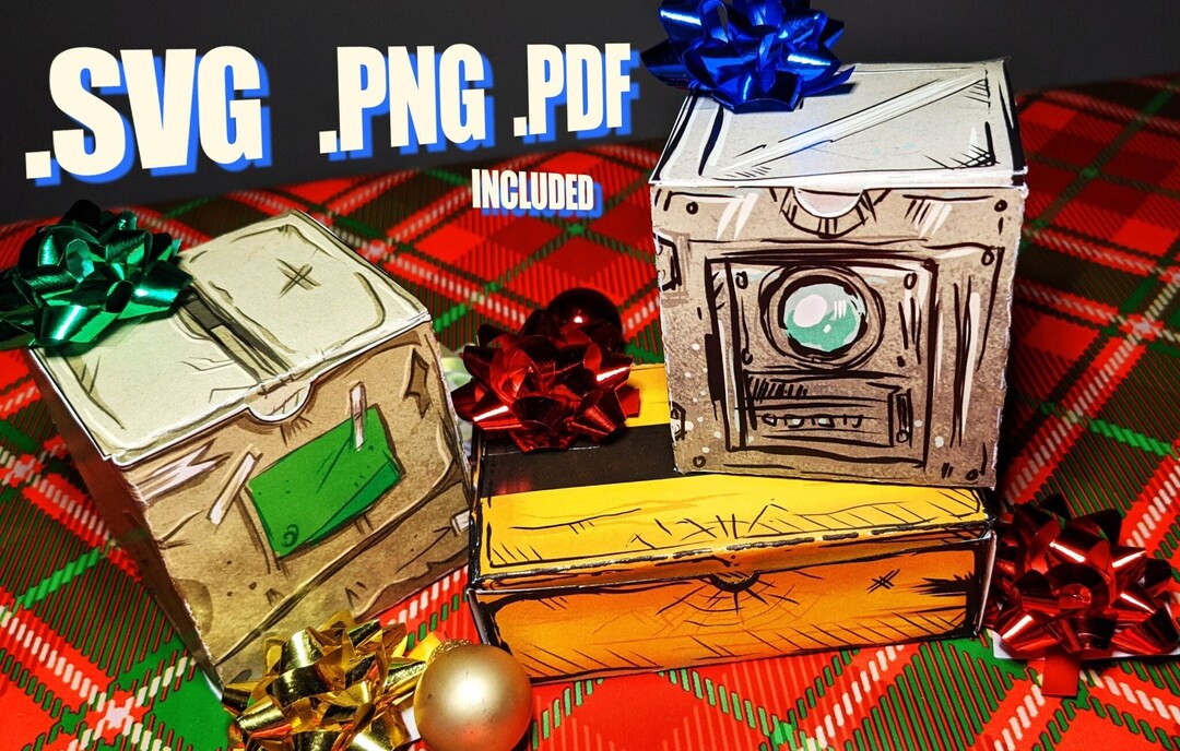 DIY Printable Gift Boxes - | 4 Styles | Party Favors | INSTANT DOWNLOAD ...