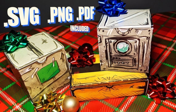 DIY Printable Gift Boxes 4 Styles Party Favors INSTANT | Etsy