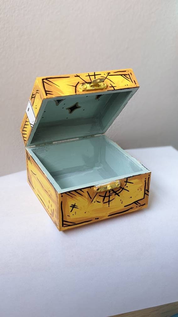 Yellow Cel Shaded Engagement Ring Box Comic Book Style Mini - Etsy
