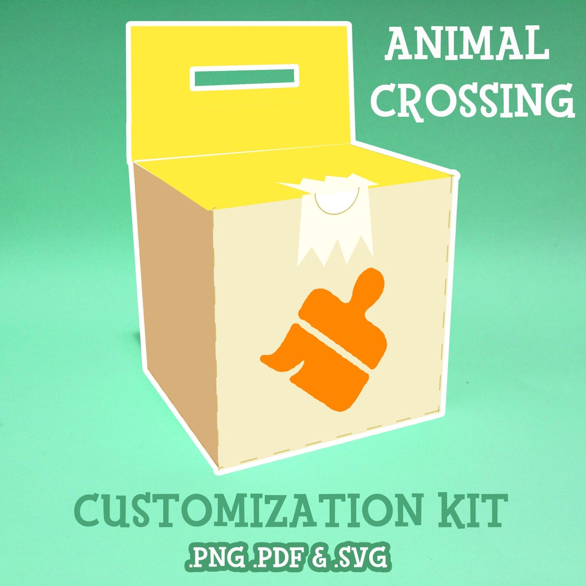 DIY Customization Kit Papercraft Box INSTANT DOWNLOAD Png - Etsy Canada