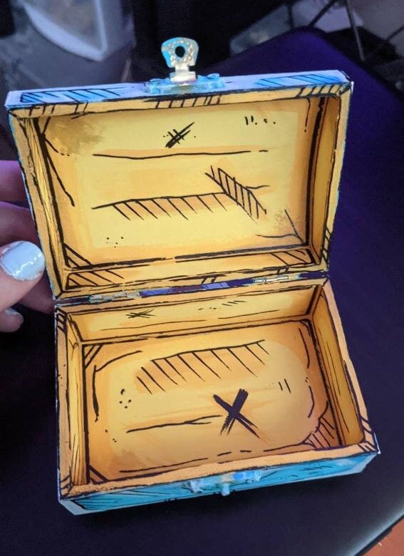 Jewelry Storage Borderlands Ice Blue || Cel Shaded Engagement Ring Box ...