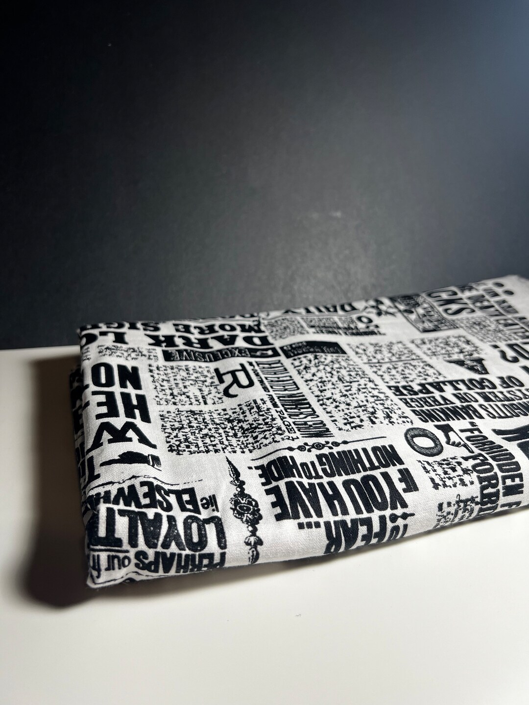 Wizard Boy Newspaper Fabric Cotton Quilting Fabric 2 Yards - Etsy