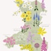 Flower Map of Wales, Blodau Cymru, Welsh Flowers Map, Welsh County Map ...