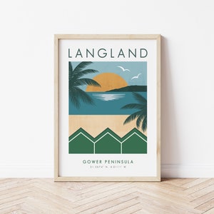 Gower Peninsula Wall Art, Mumbles Art Print, Rhossili, Welsh Travel ...