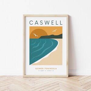 Gower Peninsula Wall Art, Mumbles Art Print, Rhossili, Welsh Travel ...